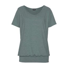 H.I.S. H.I.S T-Shirt (Spar-Set, 2er-Pack) Damen Gr&ouml;&szlig;e XXL petrol / schwarz