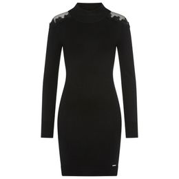Bruno Banani Lm Kleid Damen Gr&ouml;&szlig;e 34 schwarz Winterkleid