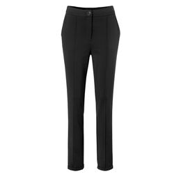 Aniston Casual Bundfaltenhose Damen Gr&ouml;&szlig;e 48 schwarz