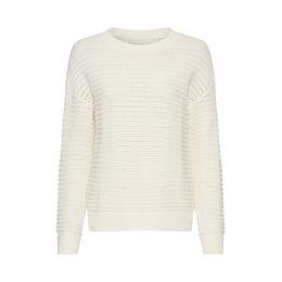 Camel Active Strickpullover aus einem Baumwollmix Damen Gr&ouml;&szlig;e S wei&szlig;