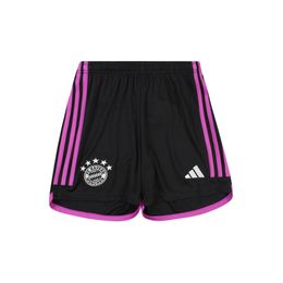 adidas Performance Sportshorts 'FC Bayern M&uuml;nchen 23/24 Away' Jungen Gr&ouml;&szlig;e 176 orchidee / schwarz / wei&szlig;