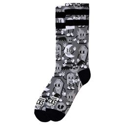 American Socks Socken 'Night Gathering' Herren Gr&ouml;&szlig;e 41/46 grau