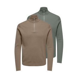 Only & Sons Only & Sons Pullover 'Phil' Herren Gr&ouml;&szlig;e M gr&uuml;nmeliert