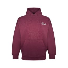 SikSilk Sweatshirt Herren Gr&ouml;&szlig;e XXL burgunder / wei&szlig;