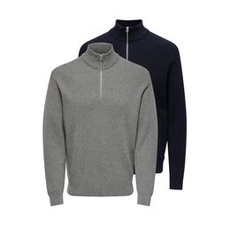 Only & Sons Only & Sons Pullover 'Phil' Herren Gr&ouml;&szlig;e L graumeliert