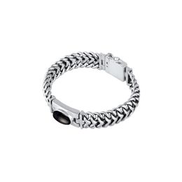 Kuzzoi Armband Damen Gr&ouml;&szlig;e 21 schwarz / silber