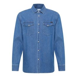 Mustang Hemd Herren Gr&ouml;&szlig;e XXXL blau / schwarz