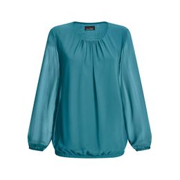 GOLDNER Bluse Damen Gr&ouml;&szlig;e S/M petrol