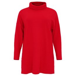Yoek Pullover ' hoher Kragen ' Damen Gr&ouml;&szlig;e M/L rot
