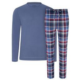 Jockey Pyjama Herren Gr&ouml;&szlig;e 5XL blau / rot / wei&szlig;