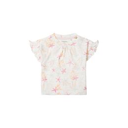 Noppies T-Shirt 'Chula' M&auml;dchen Gr&ouml;&szlig;e 68 beige / orange / pink / wei&szlig;