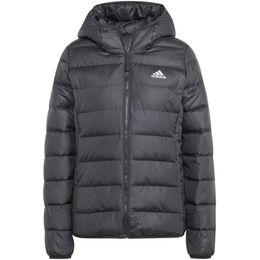 adidas Sportswear Outdoorjacke 'Essential' Damen Gr&ouml;&szlig;e XXXS/XXS schwarz / wei&szlig;