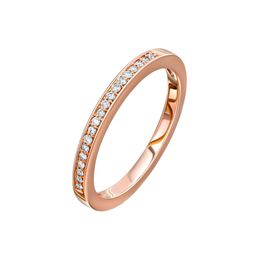 ONE ELEMENT Ring 'Memoire' Damen Gr&ouml;&szlig;e 55 rosegold