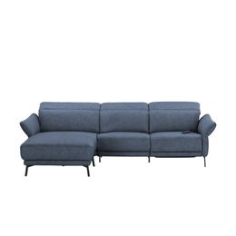 Wohnwert Ecksofa Leder Bellana blau Ma&szlig;e (cm): B: 291 H: 101 T: 176.0 &raquo; M&ouml;bel Kraft