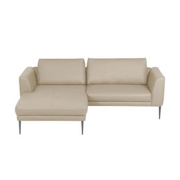U.N.O uno Ecksofa Savona beige Ma&szlig;e (cm): B: 220 H: 83 T: 180.0 Sofas > Sofas nach Material > Ledersofas &raquo; Sofa DE