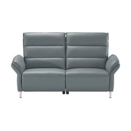 Wohnwert Einzelsofa Leder Marlena grau Ma&szlig;e (cm): B: 208 H: 107 T: 97.0 Sofas > Sofas nach Material > Ledersofas &raquo; Sofa DE