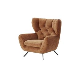 Jette Home Hochlehnsessel Caldara kupfer Ma&szlig;e (cm): B: 110 H: 106 T: 95.0 Sessel & Hocker > Sessel nach Material > Stoff Sessel &raquo; Sofa DE