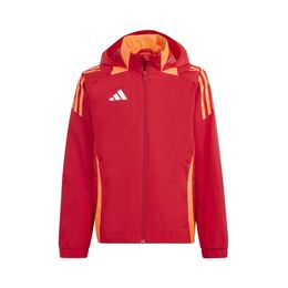 adidas Performance Sportjacke 'Tiro' Jungen Gr&ouml;&szlig;e 164 orange / rot / wei&szlig;