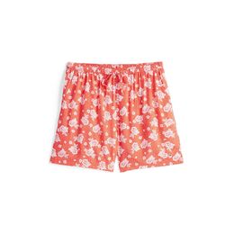 Tommy Jeans Shorts Damen Gr&ouml;&szlig;e 42 orange / wei&szlig;