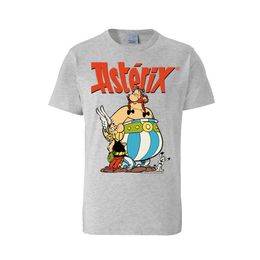 logoshirt T-Shirt 'Asterix der Gallier - Asterix & Obelix' Damen Gr&ouml;&szlig;e S grau
