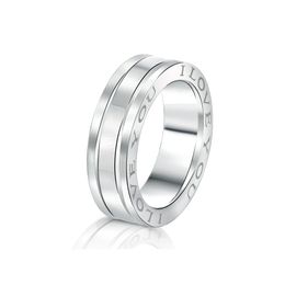 Lucardi Ring Herren Gr&ouml;&szlig;e 66 silber
