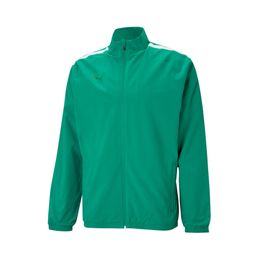 Puma Sportjacke 'Team Liga' Jungen Gr&ouml;&szlig;e 140 gr&uuml;n / wei&szlig;