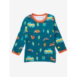 Toby tiger Shirt 'Wohnmobil' Jungen Gr&ouml;&szlig;e 98 gr&uuml;n