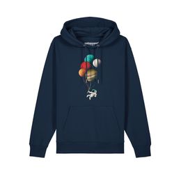 Watapparel Sweatshirt 'Balloon Spaceman' Herren Gr&ouml;&szlig;e XL navy / mischfarben