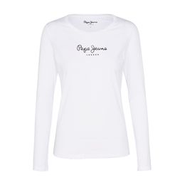 Pepe Jeans Langarmshirt 'NEW VIRGINIA L/S' Damen Gr&ouml;&szlig;e M wei&szlig;