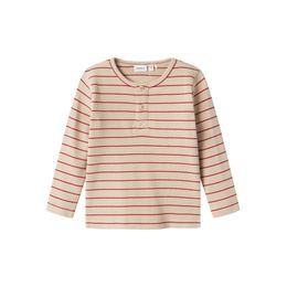name it Shirt Jungen Gr&ouml;&szlig;e 98 beige / rot