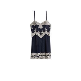 Intimissimi Neglig&eacute; 'Pretty Flowers' Damen Gr&ouml;&szlig;e 38 navy / offwhite