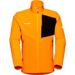 Mammut Fleecejacke 'Madris' Herren Gr&ouml;&szlig;e XXL safran / schwarz