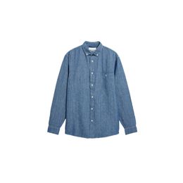 armedangels Hemd CHAMBRE LINO Herren Gr&ouml;&szlig;e XXL blue denim