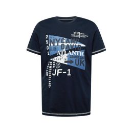 CAMP DAVID T-Shirt 'Atlantic Crossing' Herren Gr&ouml;&szlig;e L navy / taubenblau / wei&szlig;