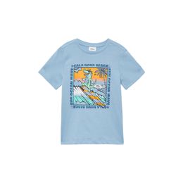 s.Oliver T-Shirt Jungen Gr&ouml;&szlig;e 128/134 t&uuml;rkis / himmelblau / orange / wei&szlig;