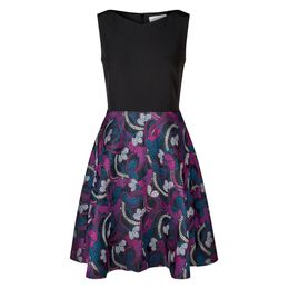 Kleo Kleid Damen Gr&ouml;&szlig;e 44 marine / pink / schwarz / wei&szlig;