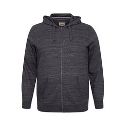 Blend Sweatjacke 'Velno' Big & Tall Herren Gr&ouml;&szlig;e 4XL anthrazit / schwarzmeliert