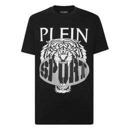 Plein Sport T-Shirt 'Tiger' Herren Gr&ouml;&szlig;e L hellgrau / schwarz / wei&szlig;