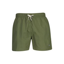Badeshorts Gant "Badeshorts SWIM SHORTS", Herren, Gr. L, N-Gr, gr&uuml;n, Obermaterial: 100% Polyamid PA., Badehosen Badeshorts