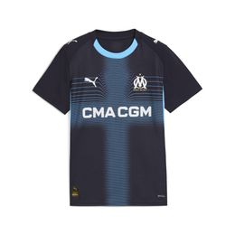 Puma Funktionsshirt 'Olympique de Marseille 25/26' Jungen Gr&ouml;&szlig;e 140 blau / hellblau / wei&szlig;