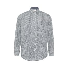 s.Oliver Men Big Sizes Hemd Herren Gr&ouml;&szlig;e 4XL nachtblau / wei&szlig;