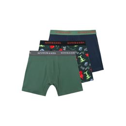 Scotch & Soda Scotch & Soda Boxershorts Herren Gr&ouml;&szlig;e XXL navy / smaragd / tanne