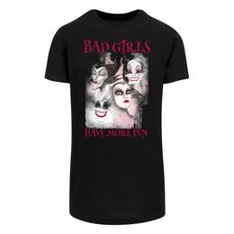 F4NT4STIC T-Shirt 'Disney Bad Girls Have More Fun' Herren Gr&ouml;&szlig;e XXXL grau / pastellpink / rot / schwarz