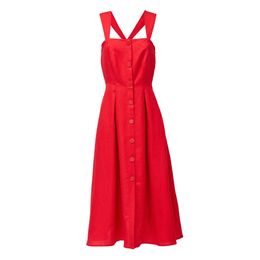 Salsa Jeans Kleid Damen Gr&ouml;&szlig;e 40 rot Winterkleid