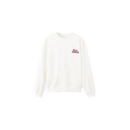 MANGO TEEN Sweatshirt 'Trip' Damen Gr&ouml;&szlig;e S altrosa / weinrot / wollwei&szlig;