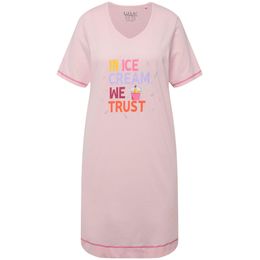 Ulla Popken Nachthemd Damen Gr&ouml;&szlig;e 4XL/5XL mischfarben / pink