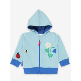 Toby tiger Sweatjacke 'Marienk&auml;fer' M&auml;dchen Gr&ouml;&szlig;e 86 blau
