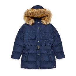Threadgirls Winterjacke 'Joni' M&auml;dchen Gr&ouml;&szlig;e 122/128 navy / braun