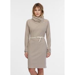 Ragwear Kleid Damen Gr&ouml;&szlig;e 40 beige Winterkleid