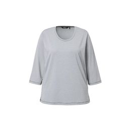Ulla Popken Shirt Damen Gr&ouml;&szlig;e XL/XXL hellgrau / dunkelgrau